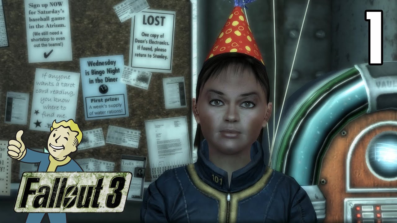 Welcome to Vault 101 - Fallout 3 Gameplay with Mods (and DLC) - #1 ...