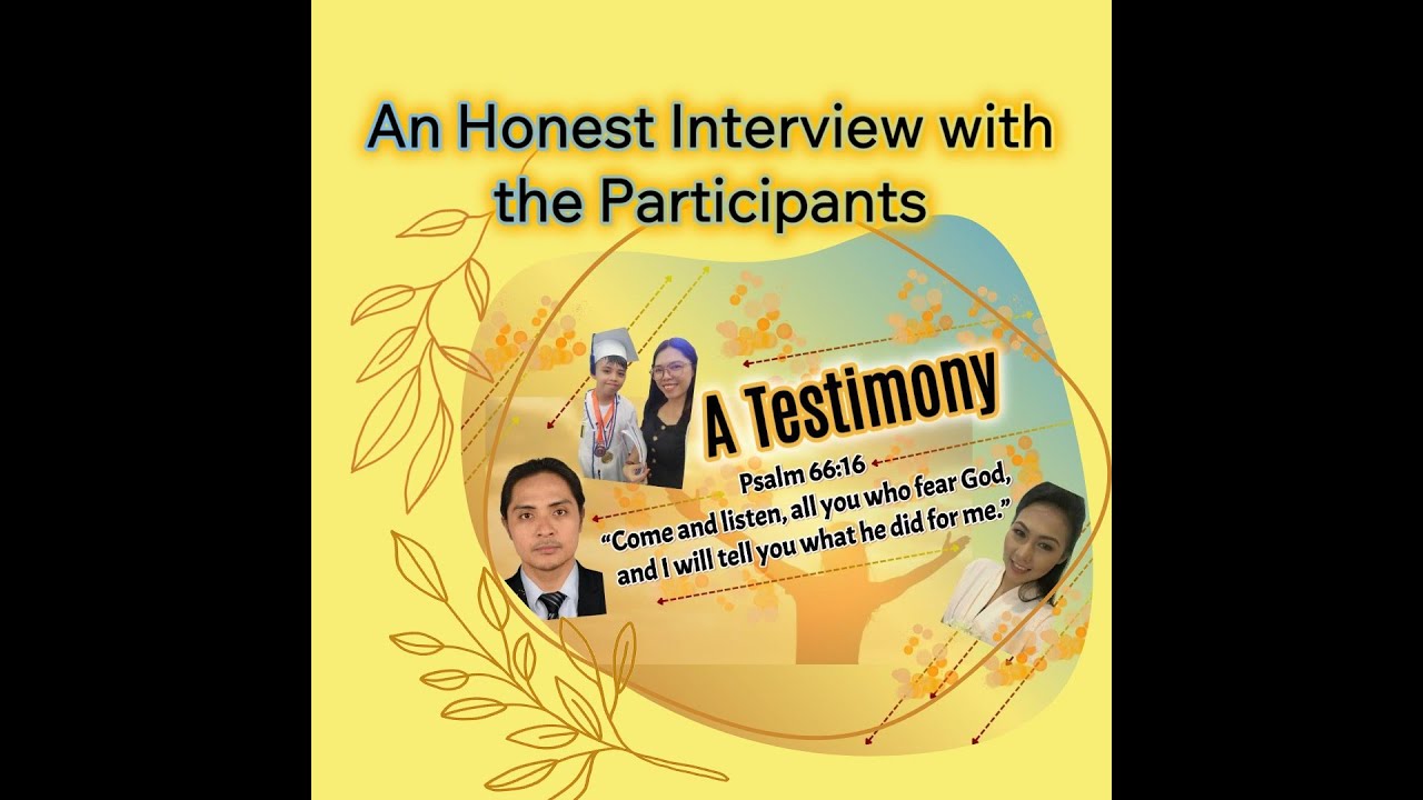 An Open and Honest Interview with the Testimony Contest Participants ...