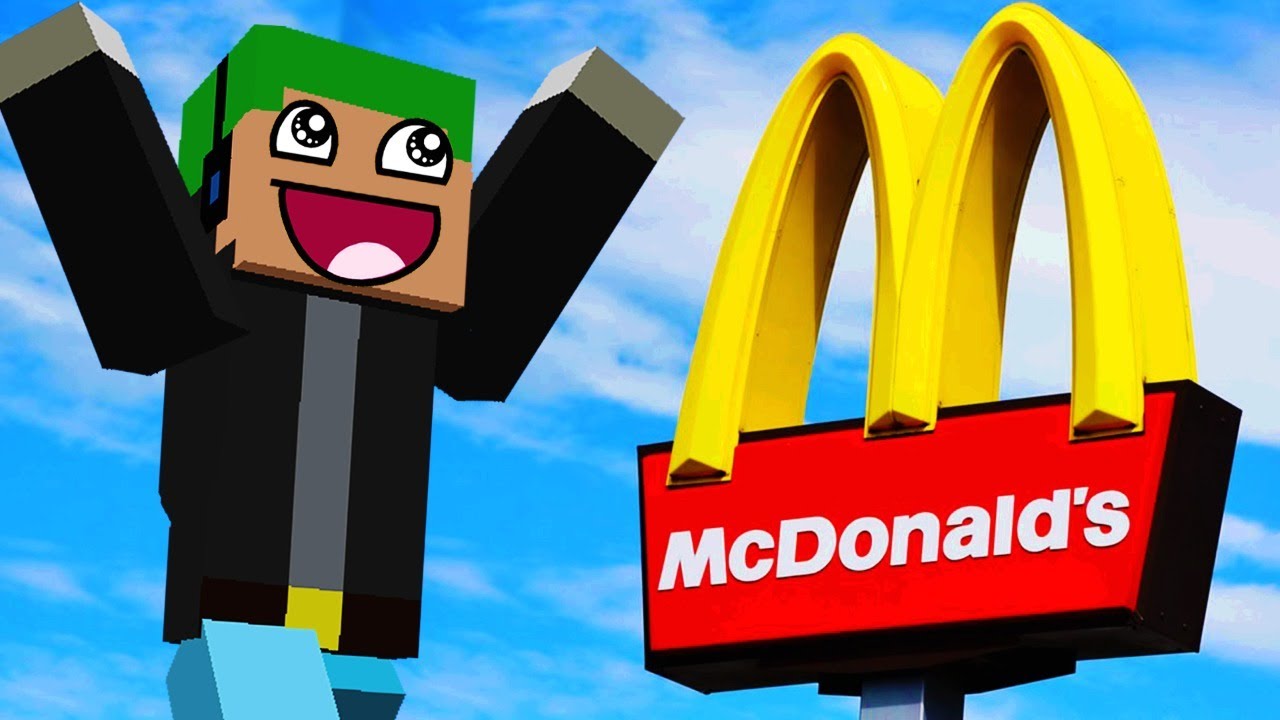 Como hacer un 🍔MCDONAL'S en MINECRAFT🍟 | Directo de Minecraft - YouTube