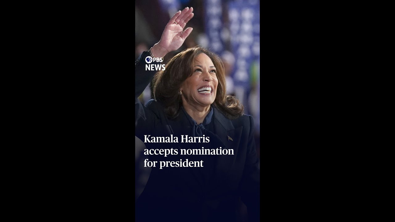 Kamala Harris accepts nomination for president - YouTube