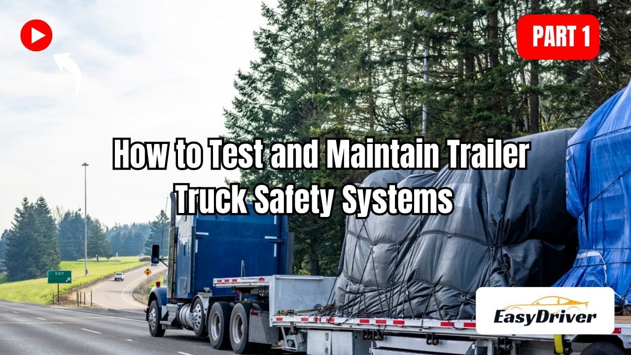 Trailer Truck Safety Check | Step-by-Step Guide | Part 1 - YouTube