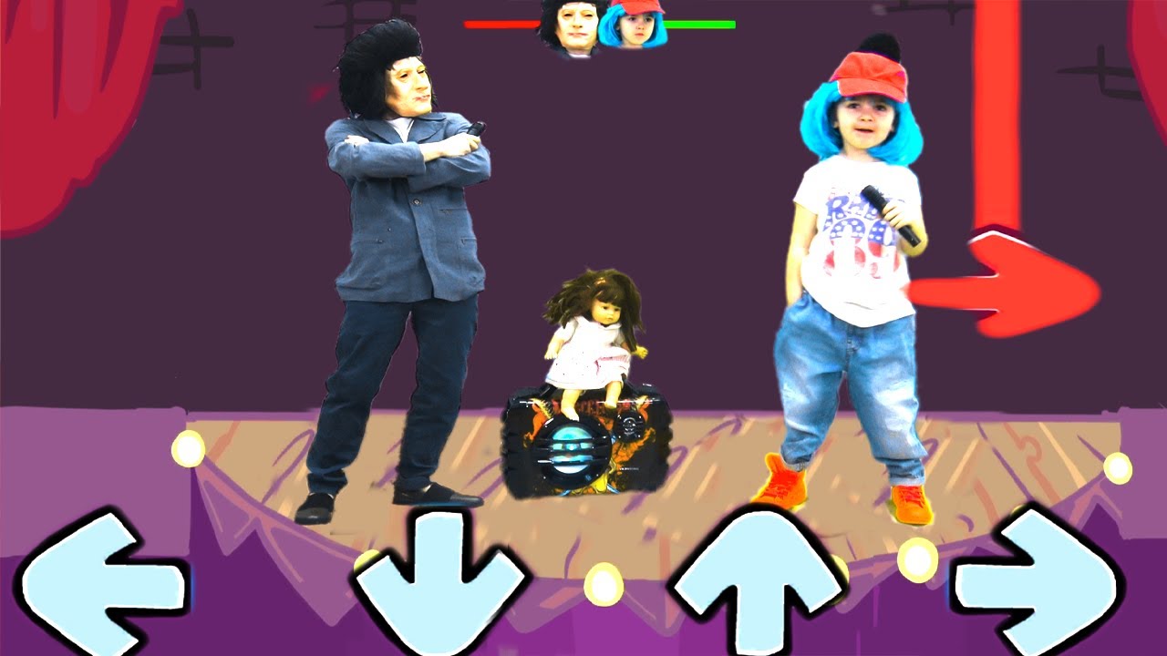 Friday Night Funkin' in Real Life - Dad Battle 1 - YouTube