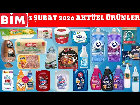 BİM | 3 ŞUBAT 2026 SALI BİM AKTÜEL ÜRÜNLER RESMİ KATALOG | SESLİ ANLATIM