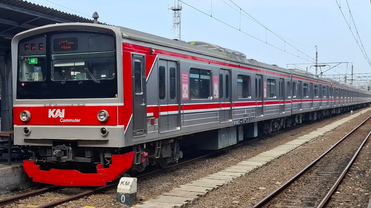 KRL Commuter Line Cikarang Loop Line JR 205 Series Bekasi - Cikarang ...