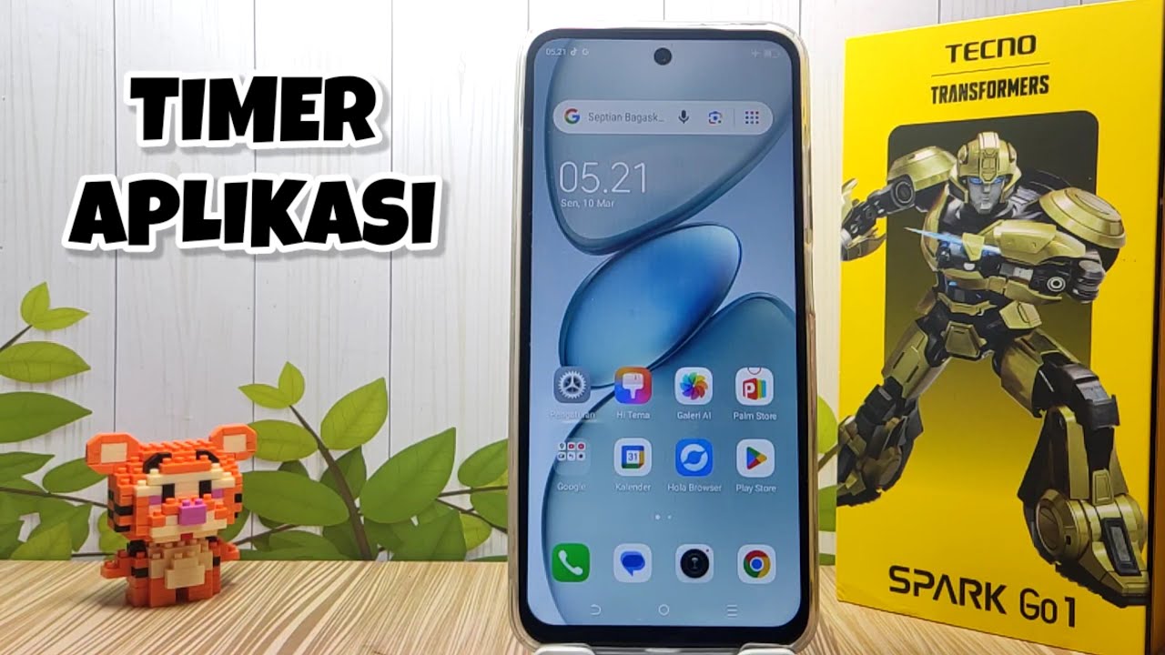 Cara Mengaktifkan Timer Aplikasi Di HP Tecno Spark Go 1 - YouTube