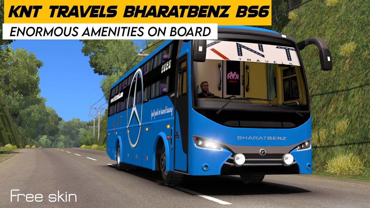KNT Travels Coimbatore | ETS 2 | Bharatbenz BS6 ️ | 1080P 60 FPS 🔥 ...