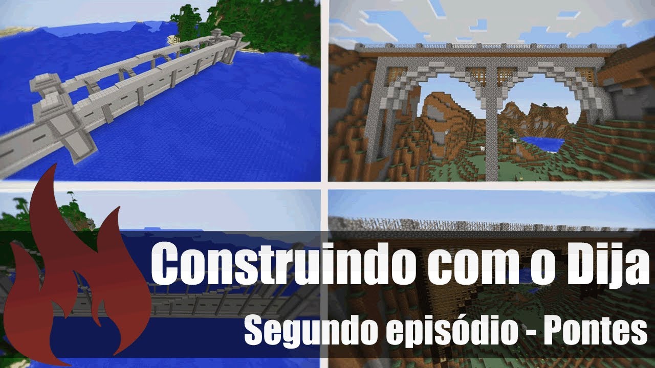 Construindo com o Dija - Pontes! [Tutorial de construção em Minecraft ...