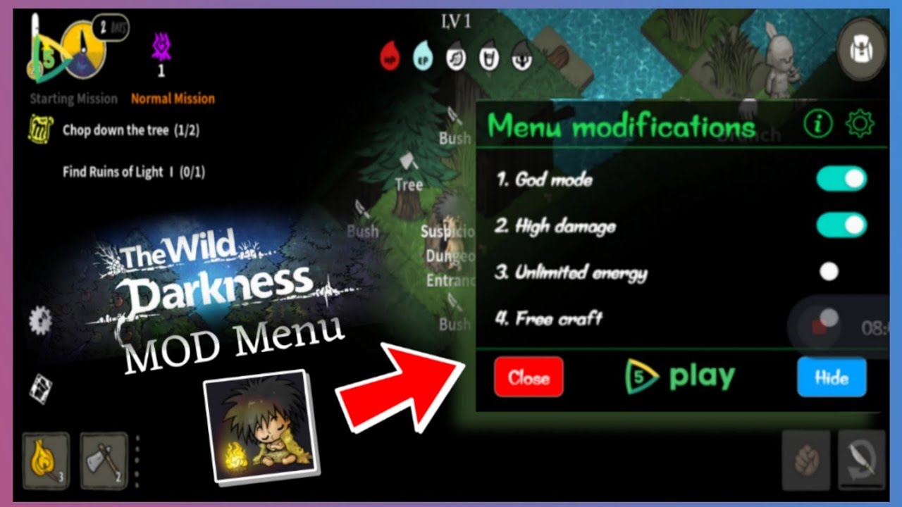 The Wild Darkness v1.3.13 MOD / MOD MENU | by Modgamer - YouTube
