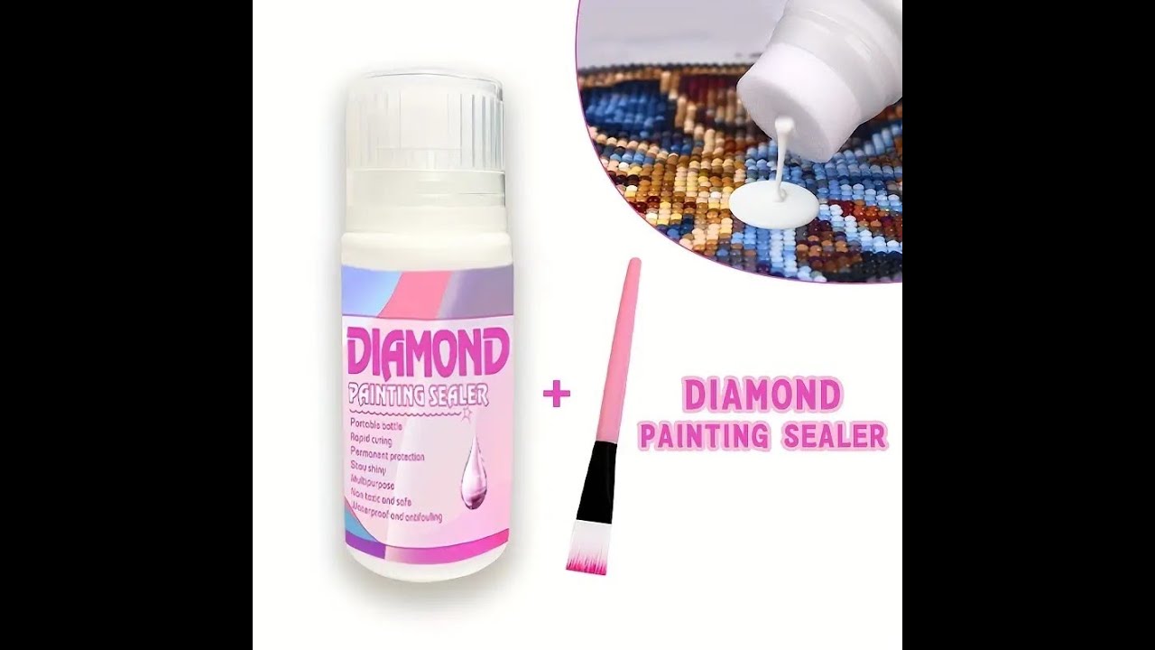 Using DIAMOND PAINTING SEALER by TEMU on Tiger Mantra 👌 - YouTube