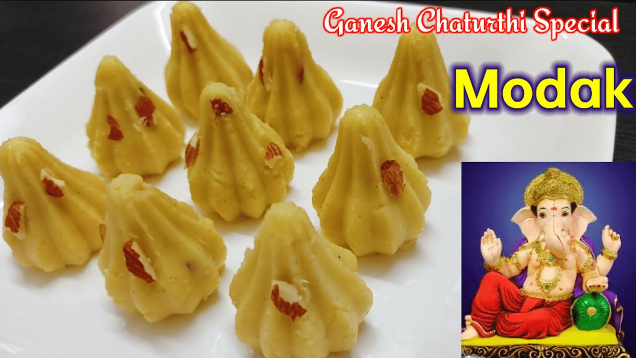 Ganesh Chaturthi Special Modak | Modak Recipe | 10 मिनट में बनाएं मोदक ...