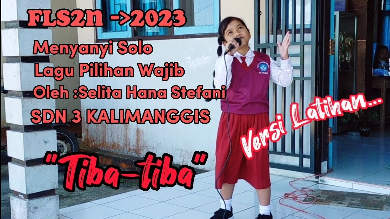 "Tiba-tiba" Selita Hana Stefani versi latihan - YouTube