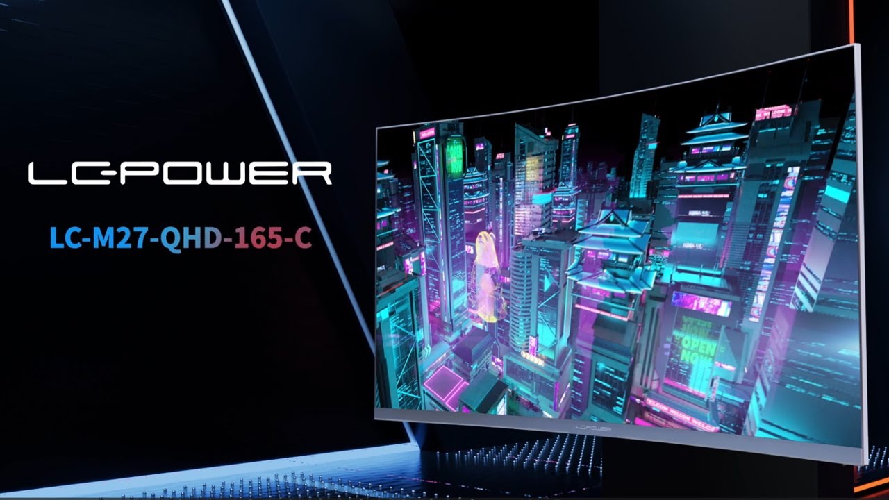 LC-Power - LC-M27-QHD-165-C - 27" Monitor - 165 Hz - 16:9 - YouTube