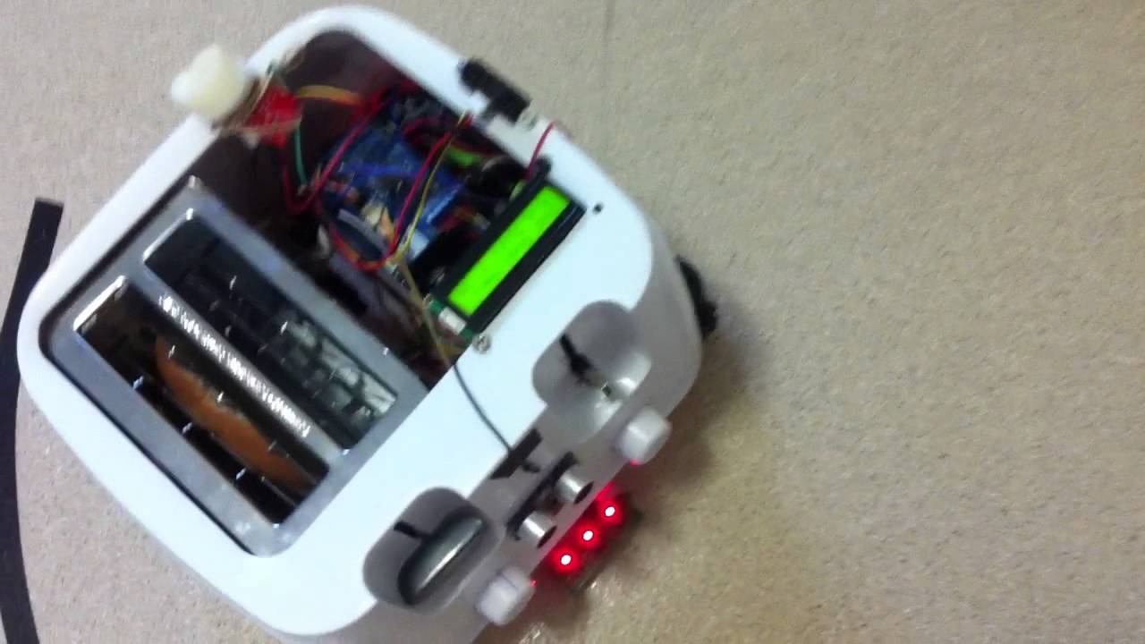 Mobile Toaster Robot - YouTube