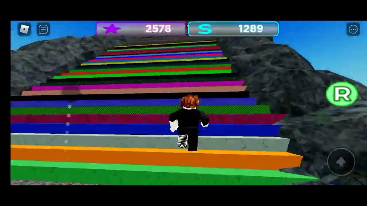 climbing 1000 stairs in roblox - YouTube