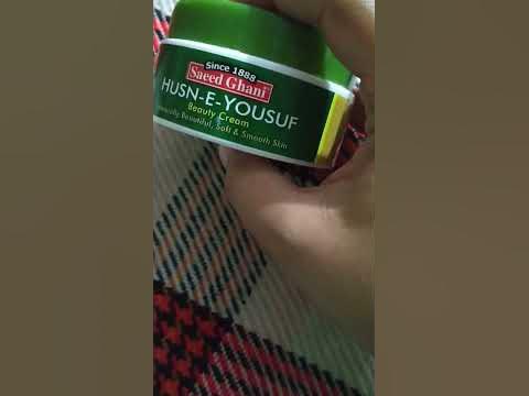Saeed ghani Husn e yousaf cream #saeedghani #saeedghaniproducts #husneyousaf - YouTube