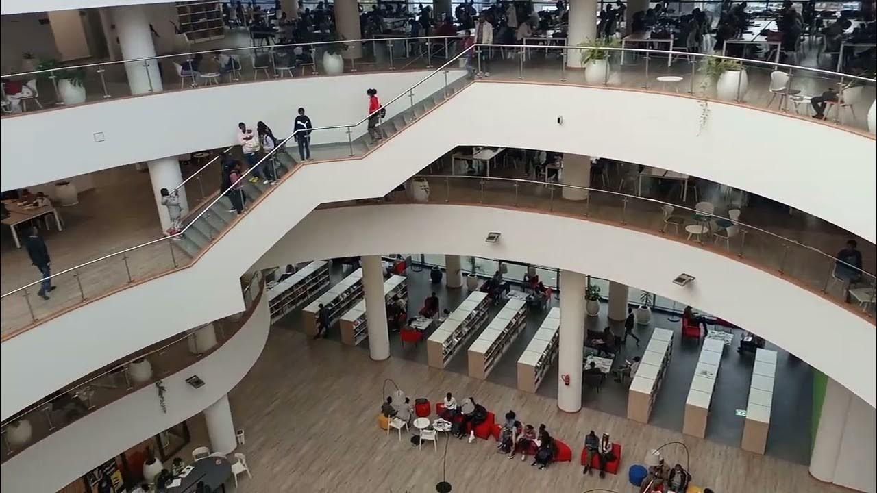 visiting the Abrehot Library Addis Ababa - YouTube
