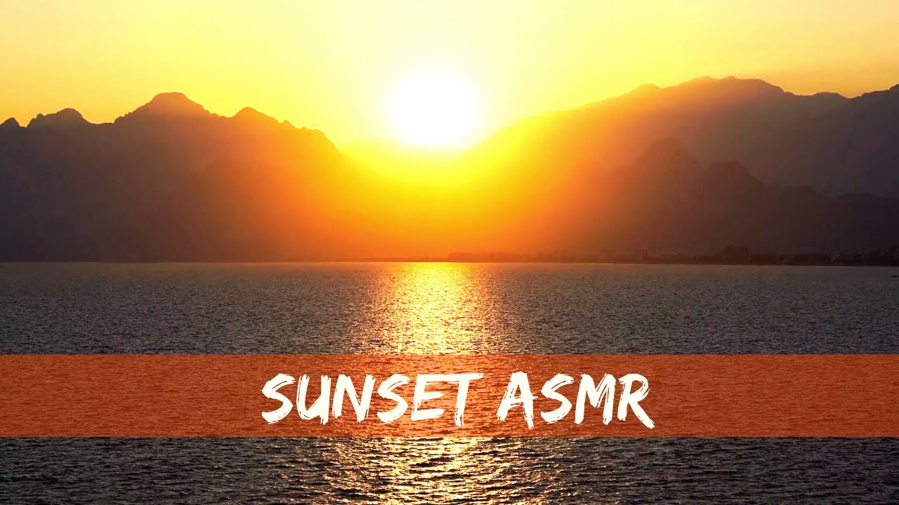 ASMR NATURE SOUNDS. 2 HOURS OCEAN SUNSET SOUNDS. RELAXING AND DEEP ...
