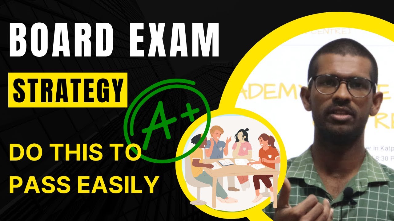 How to Clear Board Exam Easily ? | VIGNESH SIR | BOARD EXAM STRATEGY # ...