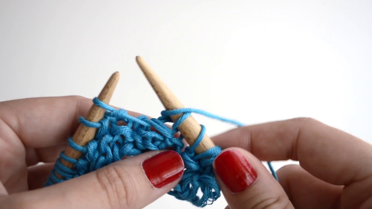 How to knit netted stitch | We Are Knitters - YouTube