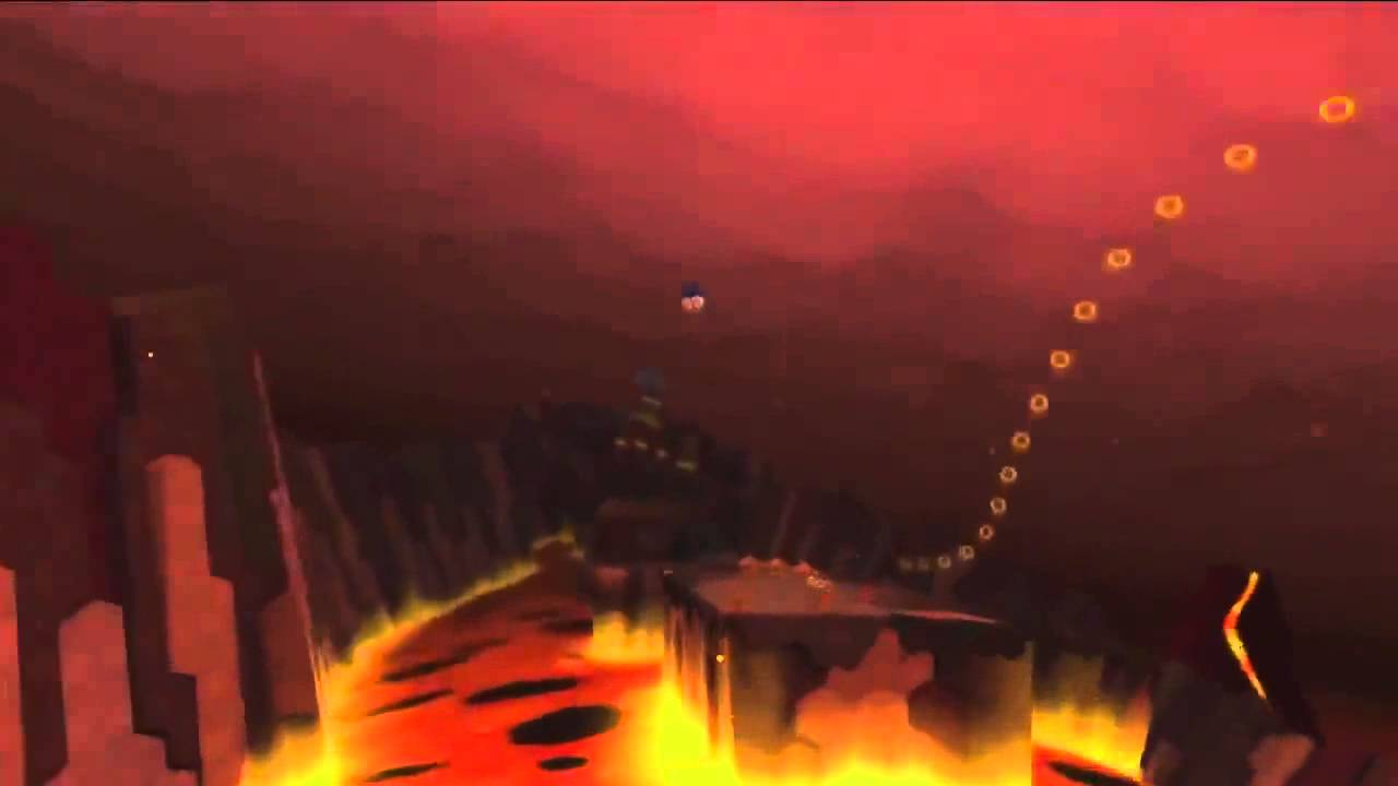 Sonic Lost World ~ Lava Mountain Footage - YouTube
