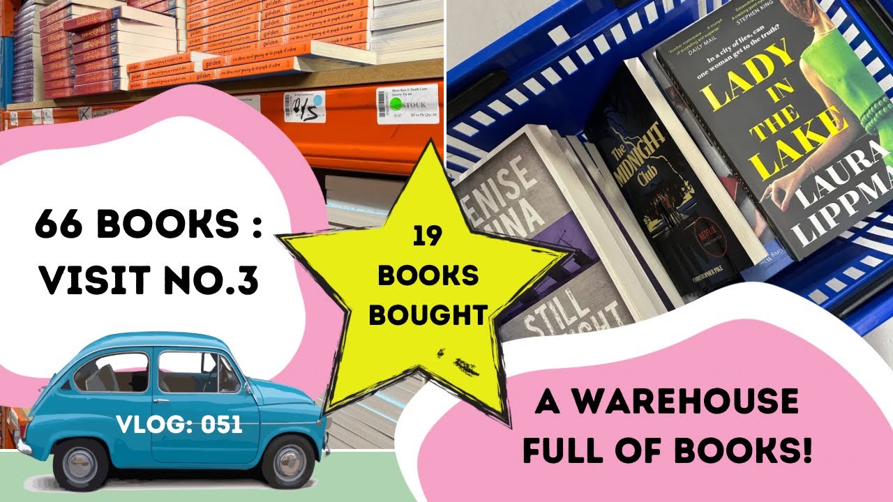 Vlog 051: 🚙 Road trip 3 to 66 Books warehouse 🚙 - YouTube