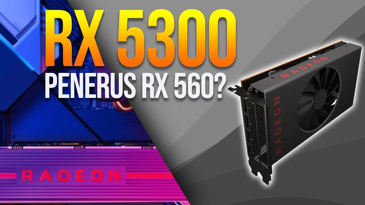 ngobrolin RX 5300 VGA card budget terbaru AMD, Penerus RX 560? - YouTube