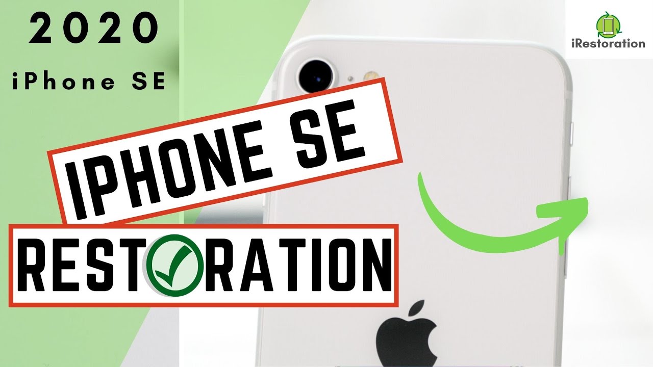 iPhone SE (2020) restoration with iphone 8 display! repair | broken ...