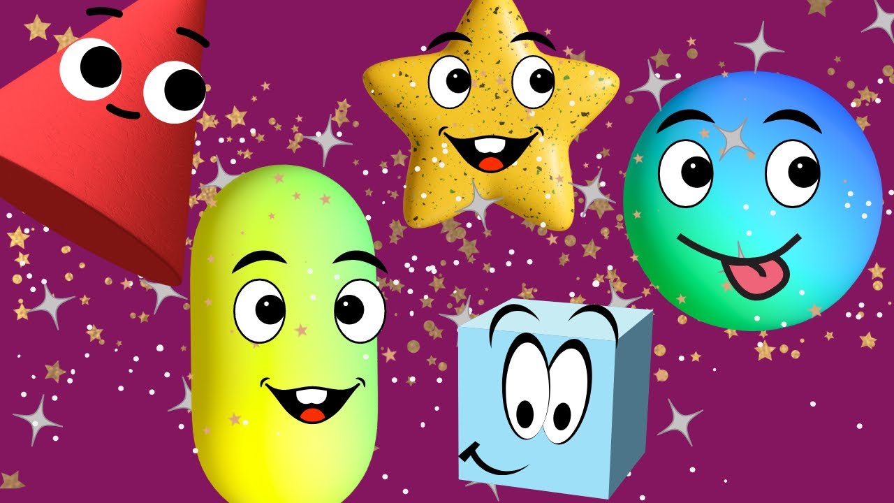 Shapes song | Shapes rhymes | We are shapes | Shape song | Shape songs ...