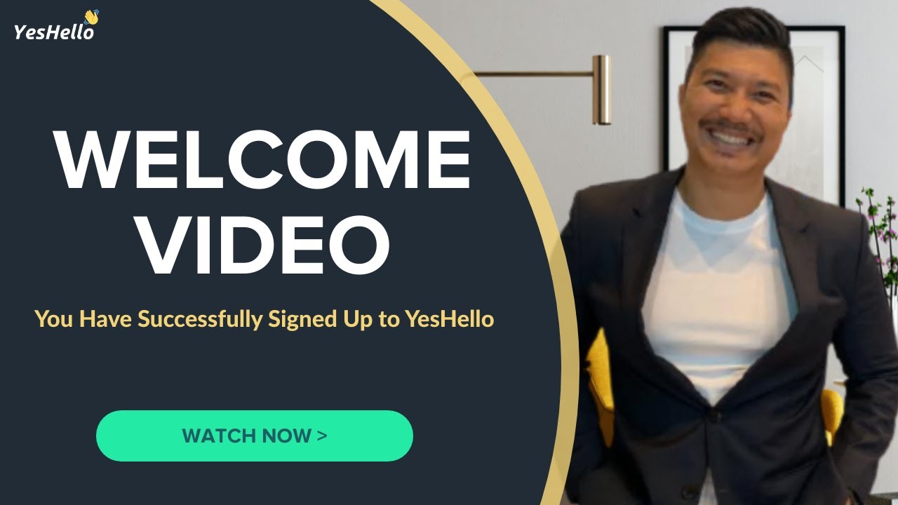 Welcome Video - You Have Successfully Signed Up To YesHello - YouTube