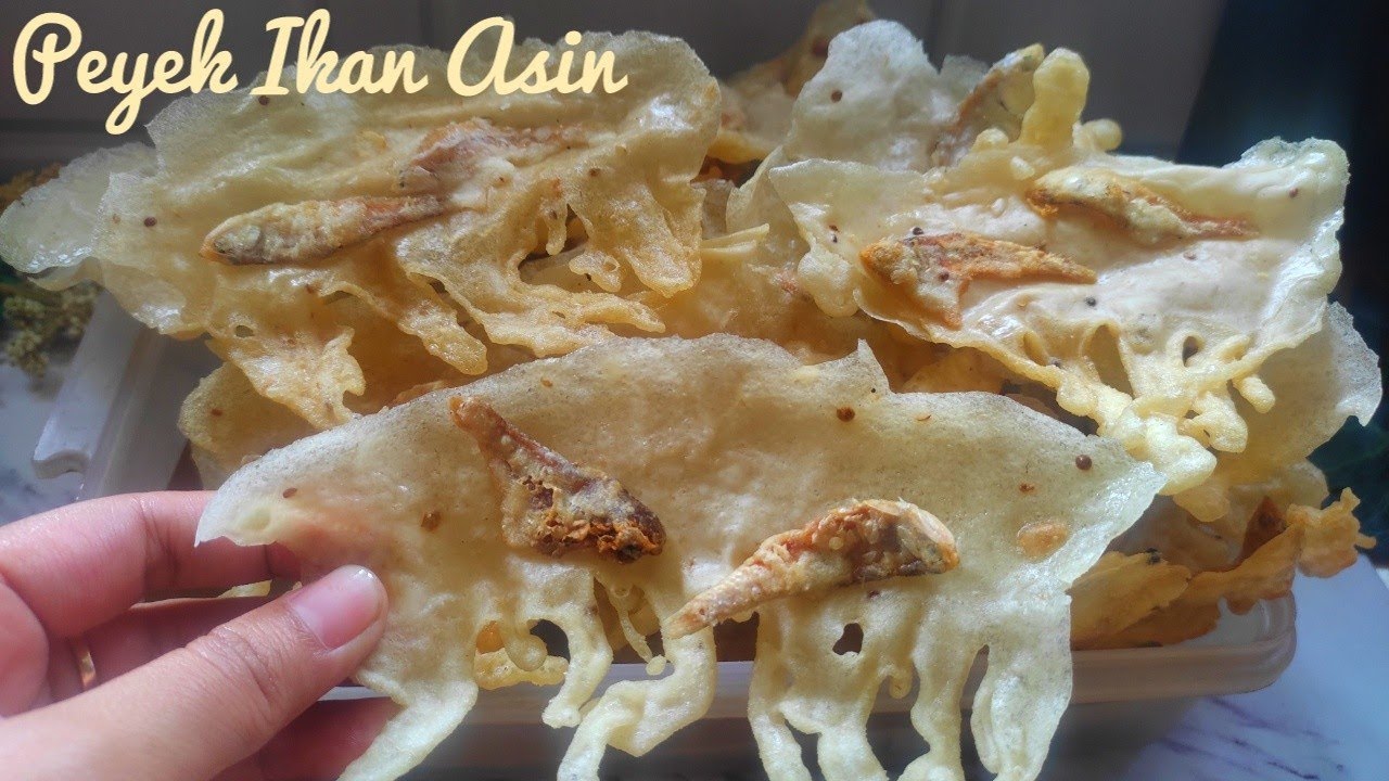 RESEP PEYEK IKAN ASIN TANPA TELUR & SANTAN || Cocok Untuk Teman Makan ...