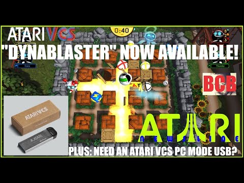 DYNABLASTER Now Available on Atari VCS! + Need an Atari VCS PC Mode USB Stick? (Atari Newsline ...