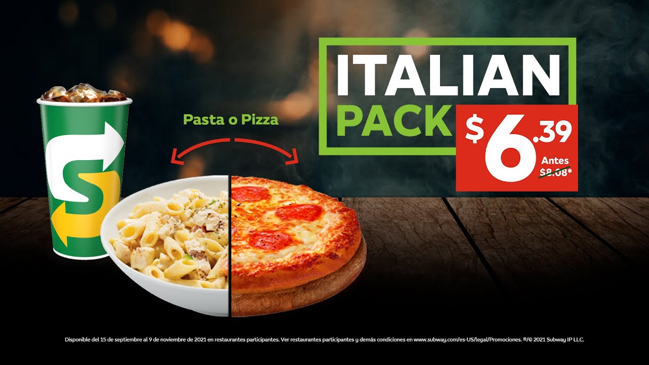Subway - Italian Pack - Comercial TV 15ss - YouTube