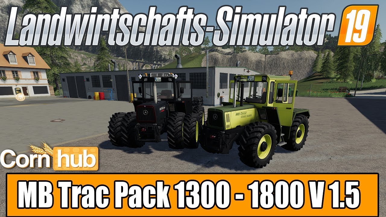 LS19 Modvorstellung - MB Trac Pack 1300 - 1800 V 1.5 - LS19 Mods - YouTube