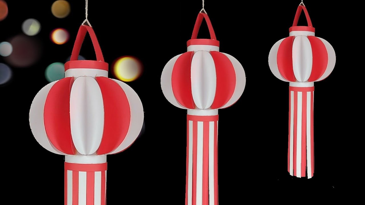 Hiasan 17 AGUSTUS dari KERTAS LAMPION LAMPIONAN - YouTube