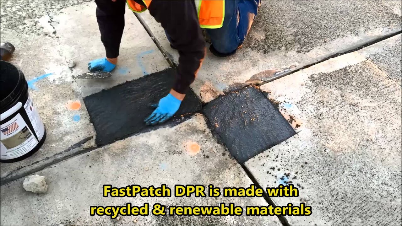 FastPatch DPR Airport Spall Repair - YouTube