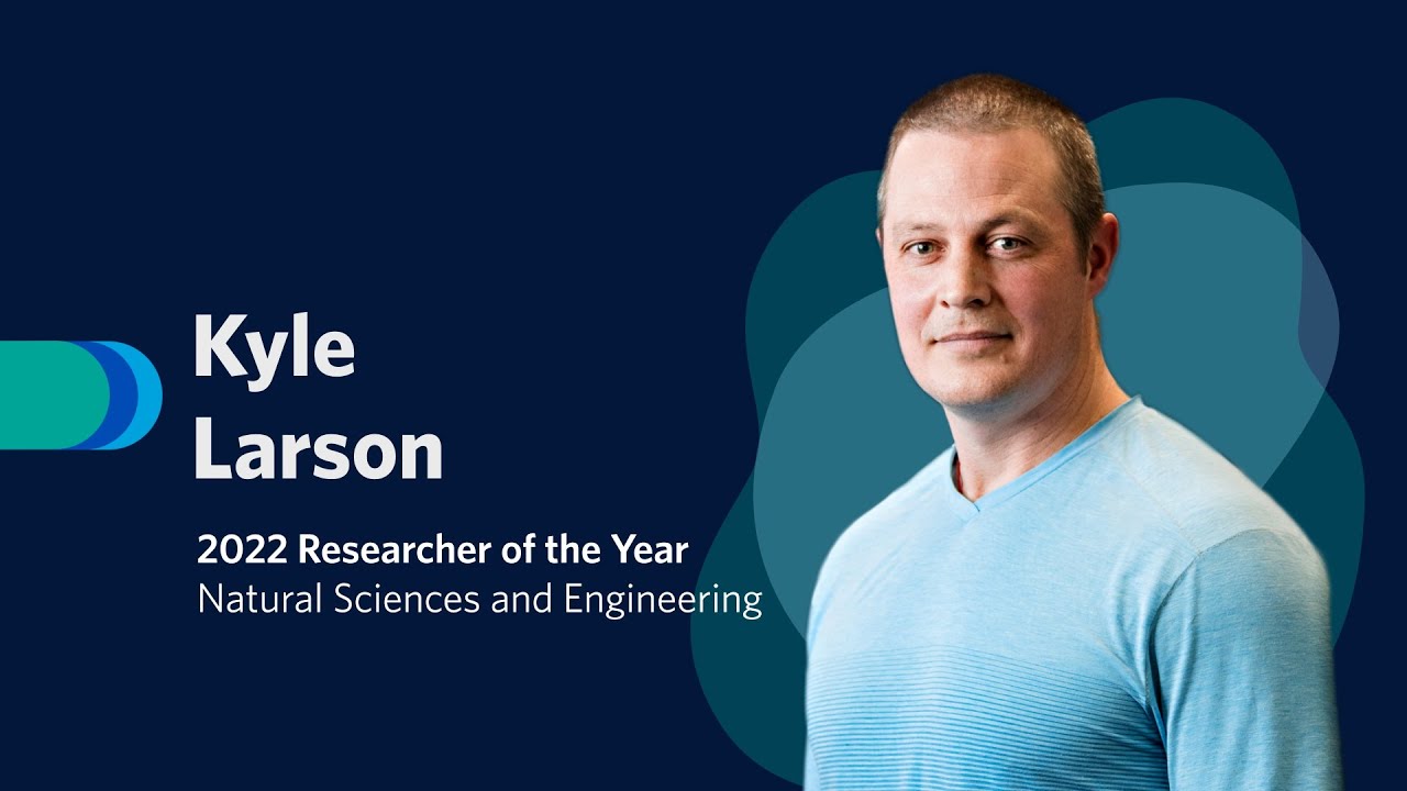Kyle Larson – 2022 Researcher of the Year, Natural Sciences and ...