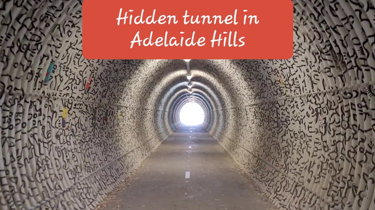 Hidden tunnel in Adelaide Hills. Exploring Mount barker tunnel # ...