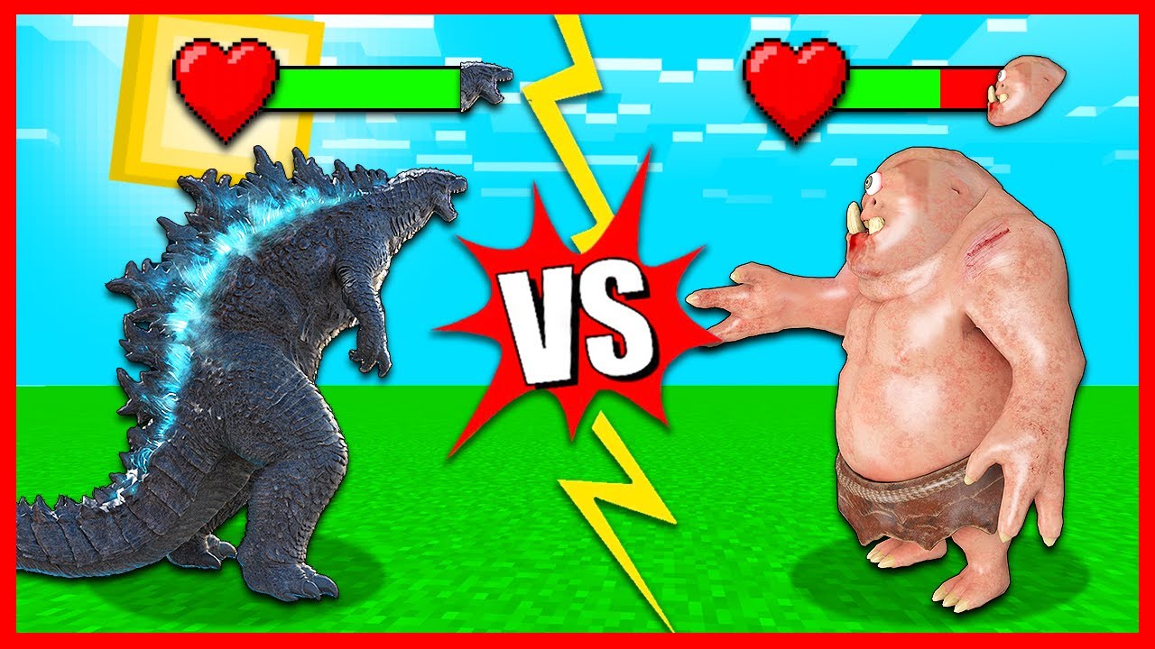 GODZİLLA VS MUTANT TEPEGÖZ! 😱 - Minecraft - YouTube