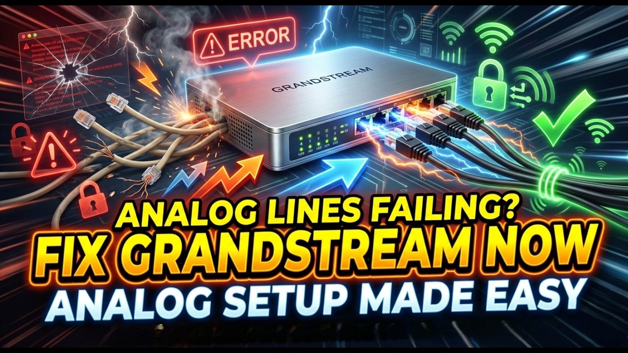 3 -🔥 Configure Analog Lines on Grandstream IP PBX (Step-by-Step Guide ...