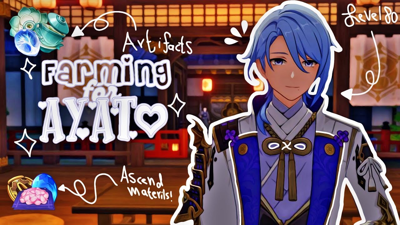 Farming for Ayato ୭ ˚. ᵎᵎ|| Cozy Gameplay ₍^. .^₎ 🧋🪽|| Genshin Impact 🌀 ...