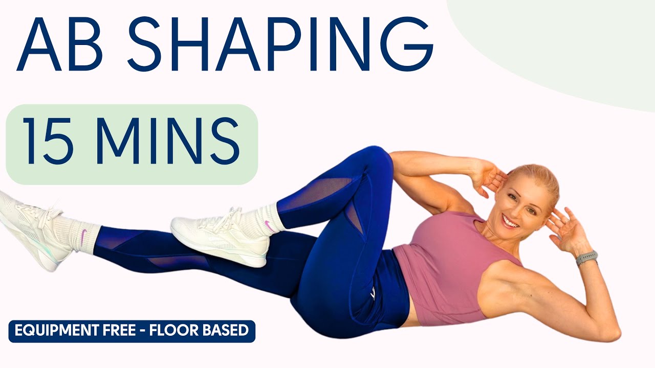 15-Min Ab Shape | Waist, Upper & Lower Abs (Home, No Equipment) - YouTube