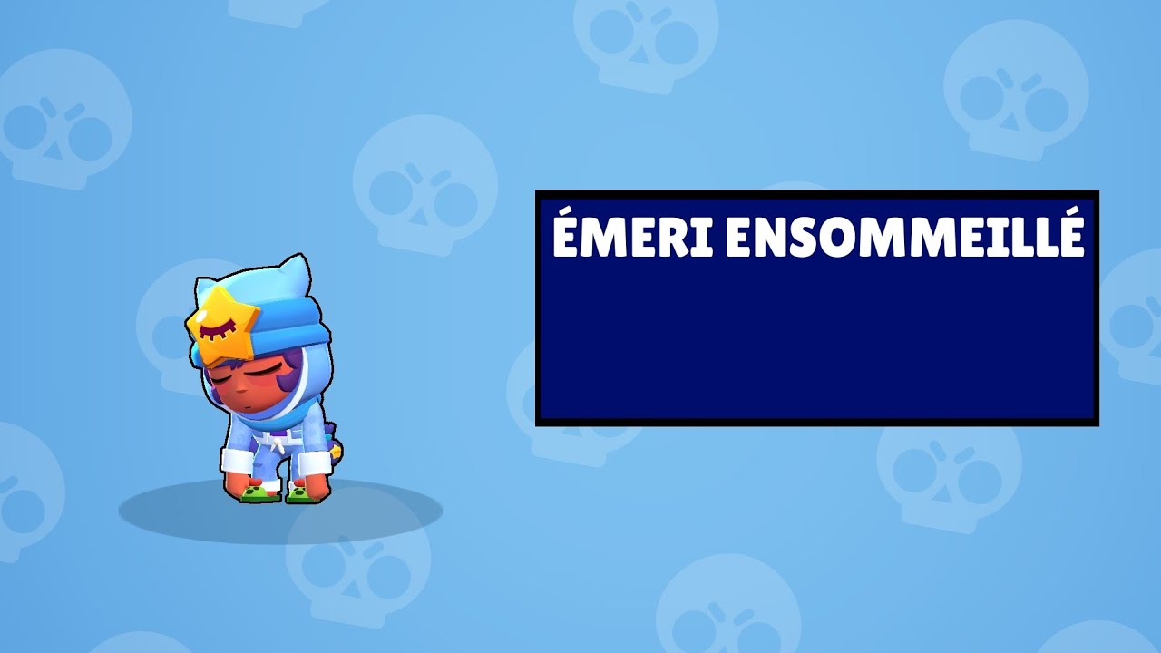 Brawl Stars J'achète Le Skin à Émeri "Émeri Ensommeillé" !!! - YouTube