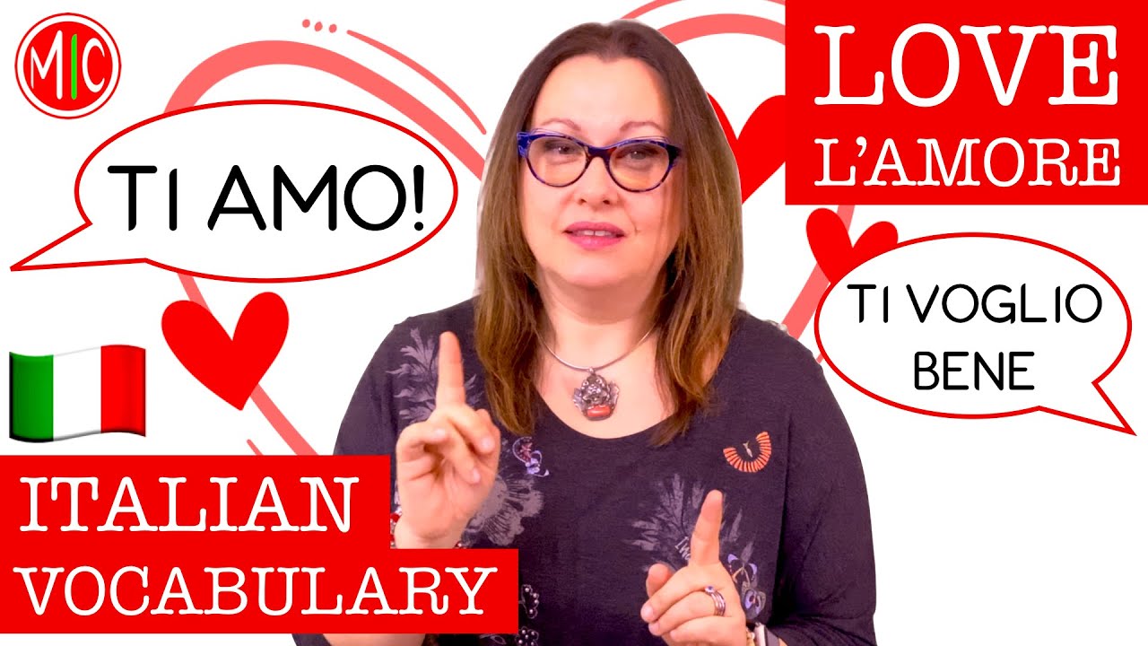 TI AMO! - How to Talk About LOVE in Italian | Learn Italian Vocabulary ...