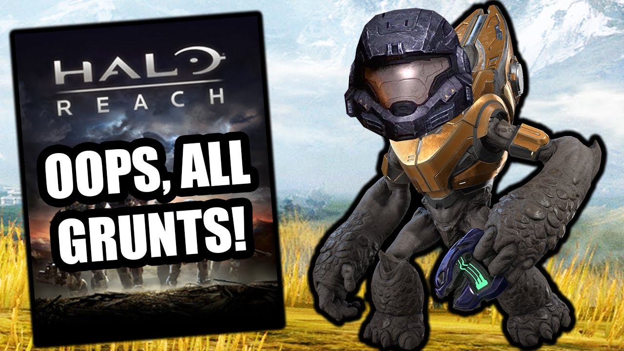 Halo Reach but everyone is a Grunt - YouTube