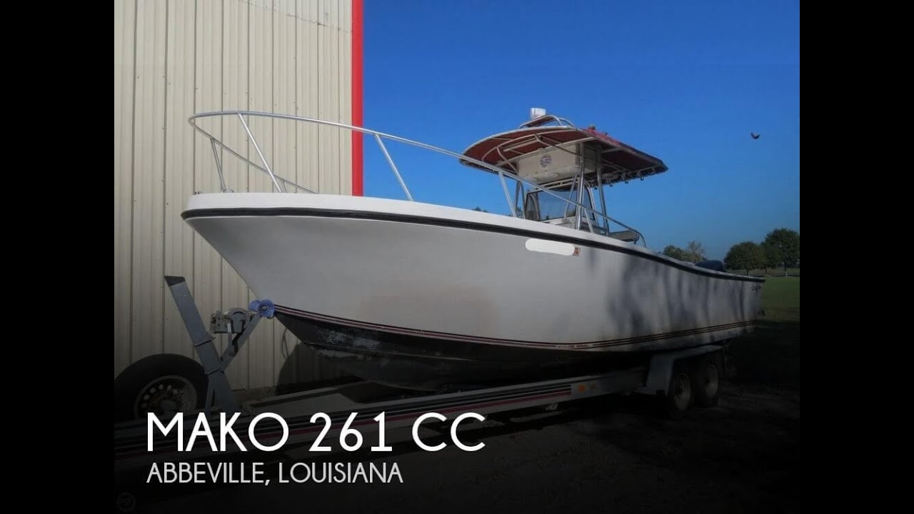 [UNAVAILABLE] Used 1993 Mako 261 CC in Abbeville, Louisiana - YouTube