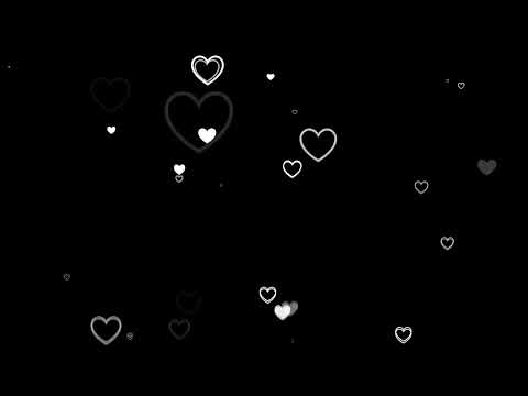 Love effect black screen | heart effect video black screen