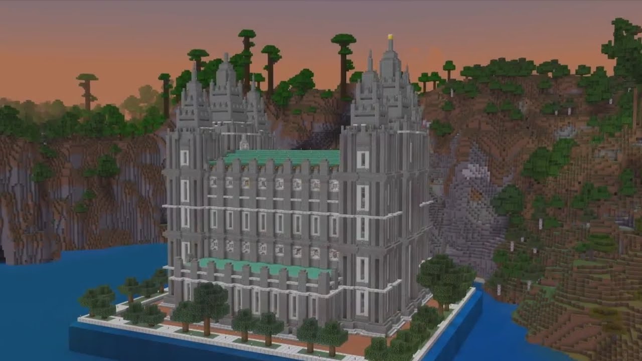 Crazy Survival Build - Latter Day Saint Temple - Minecraft 1/1 scale ...