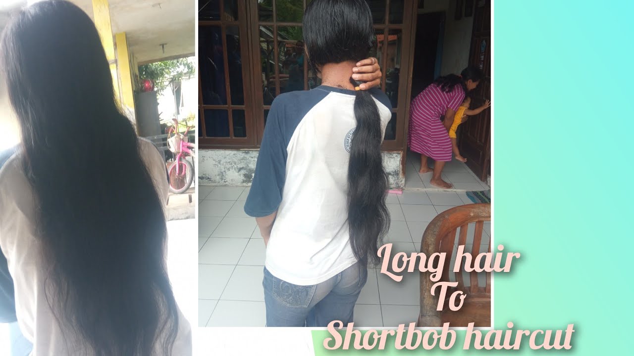 short Bob haircut for Mrs. fifi - YouTube