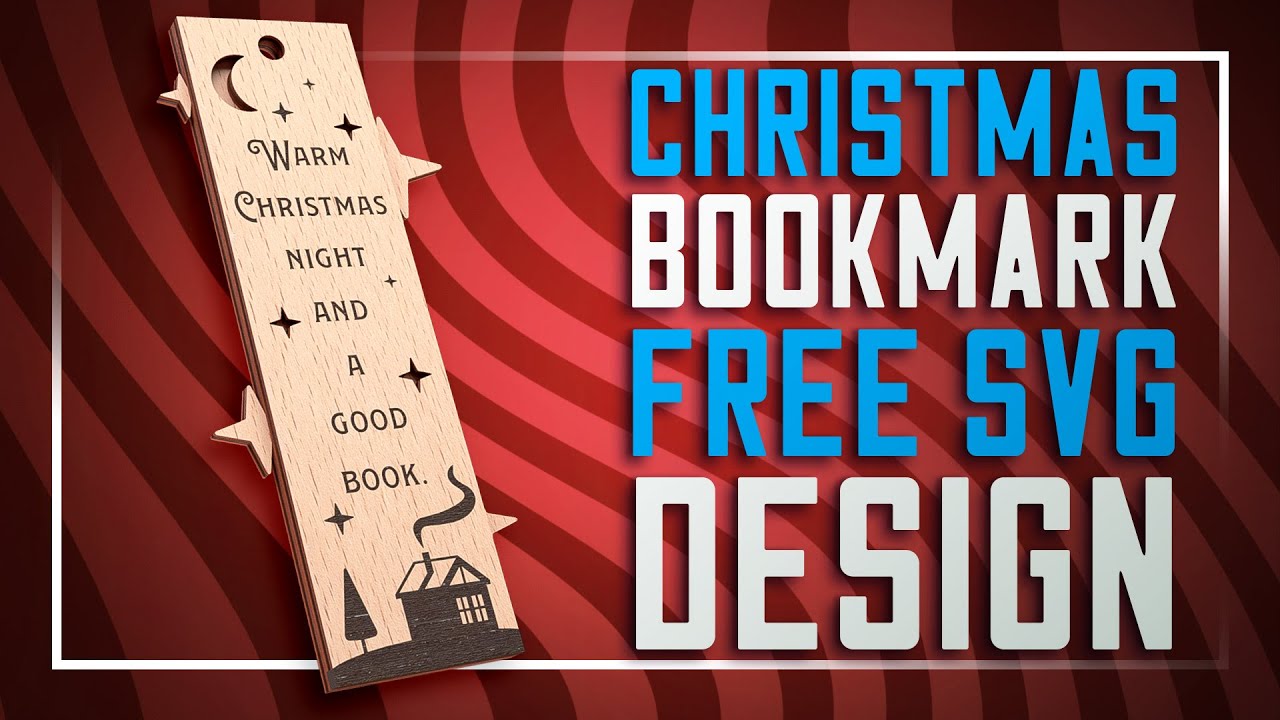 Christmas Bookmark | Laser Christmas Design | Christmas Gift | Free ...