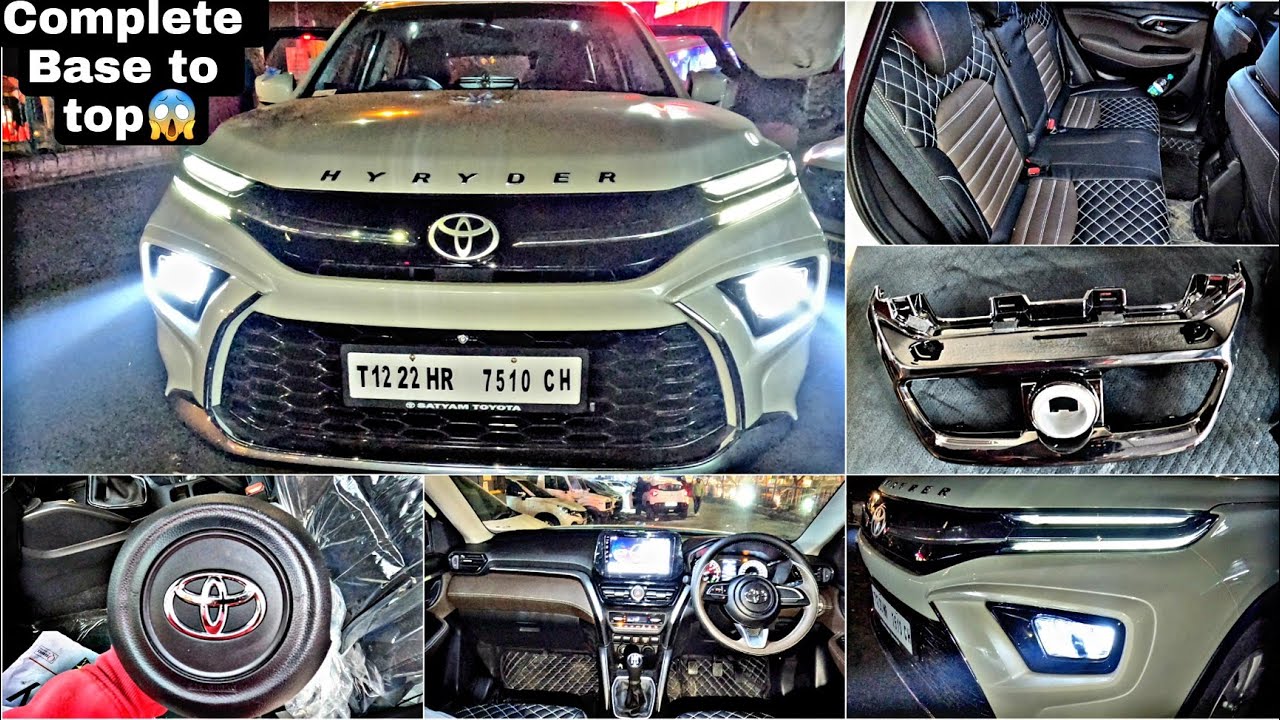 Hyryder modified karol bagh🔥Hyryder modifiecation 2022🔥Hyryder base ...